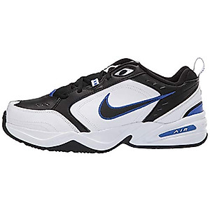 Nike Men's Air Monarch IV (4E) Cross Trainer, Black/Black-White-Racer Blue, 9