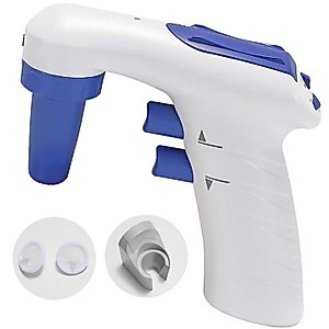 CGOLDENWALL Electric Pipettor Large Volume Automatic Motorized Pipette Filler Portable Pipette Controller for Biology Chemical Lab Speed Adjustable High Accuracy 0.1-200ML