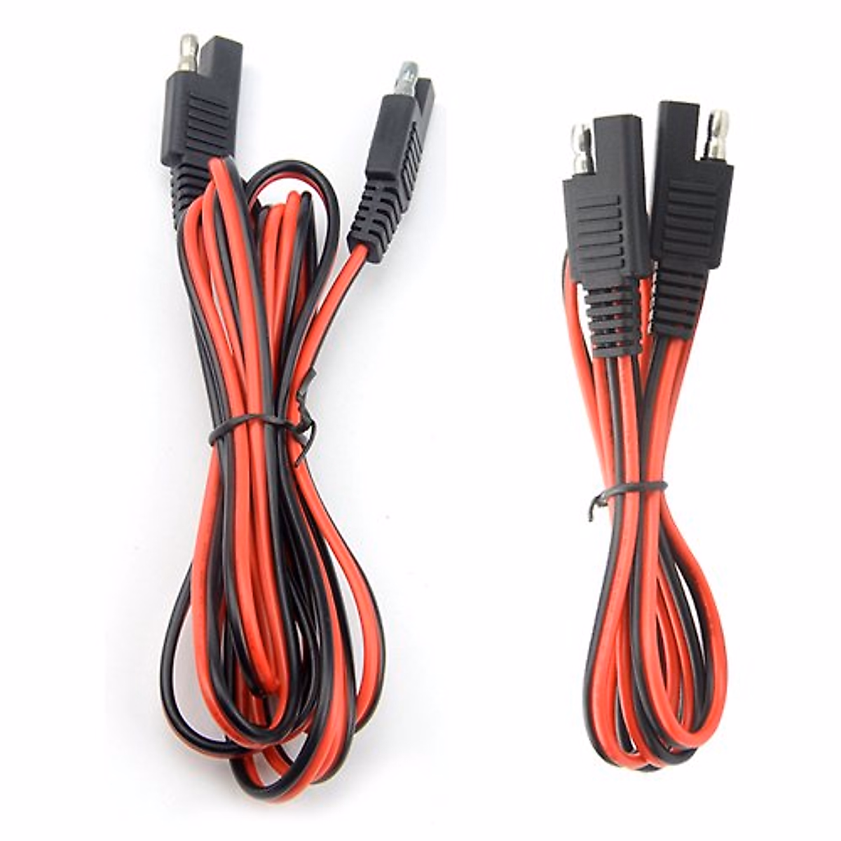 WMYCONGCONG 2 PCS SAE to SAE Quick Disconnect Wire Harness SAE Power Extension Cable Connector 3 Feet and 6 Feet, 18 AWG (3Ft+6Ft)
