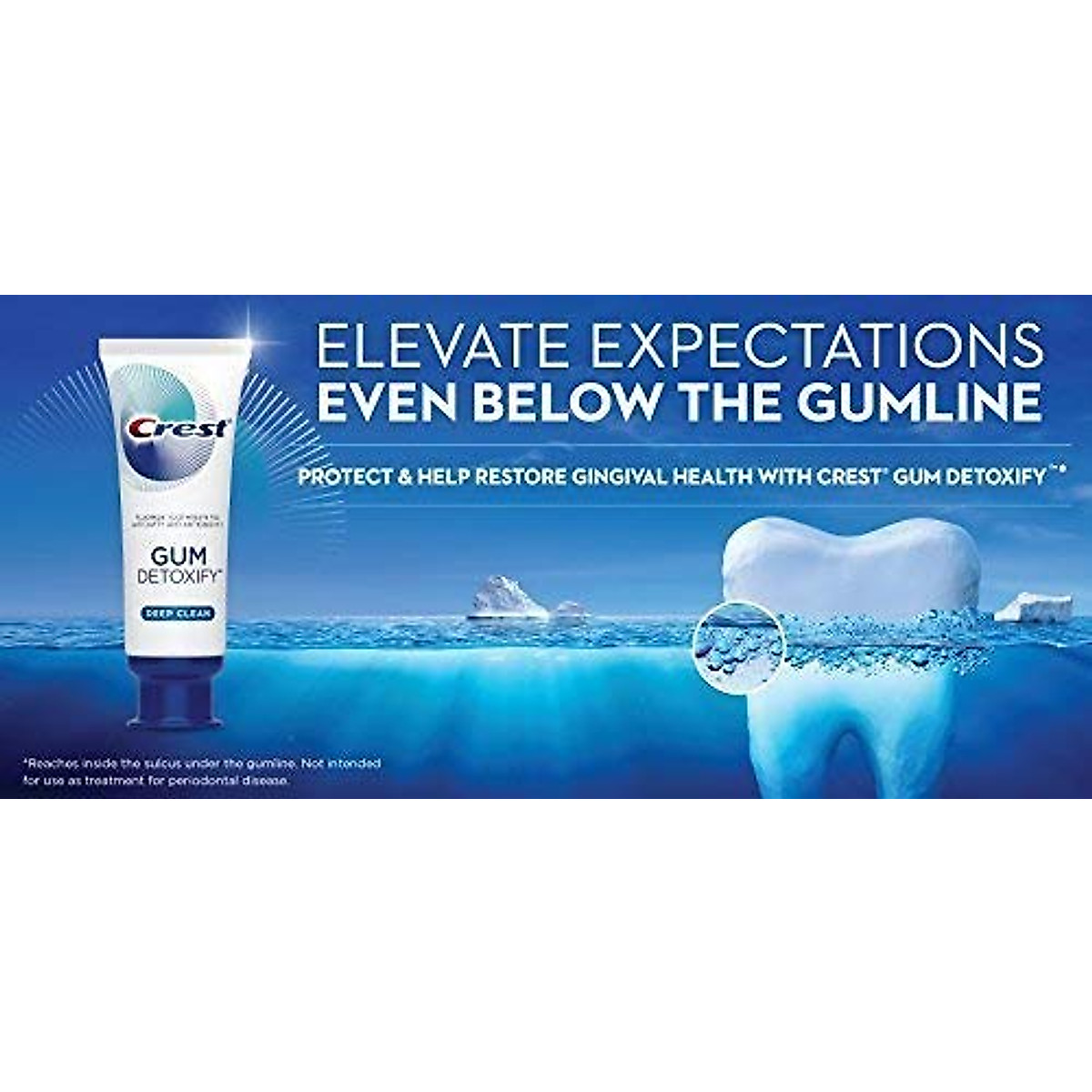 Crest Gum Detoxify Toothpaste, Deep Clean, Travel Size, 0.85 Ounce (Pack of 36)