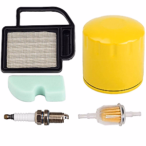HIFROM Air Pre Filter Fuel Filter Oil Filter with Spark Plug Replacement for Kohler SV470-610 15-21 Replace 20-083-06-S 20-083-02S 2008302 Cub Cadet KH-20 883 02-S1 Craftsman 24642 Ariens 21541600