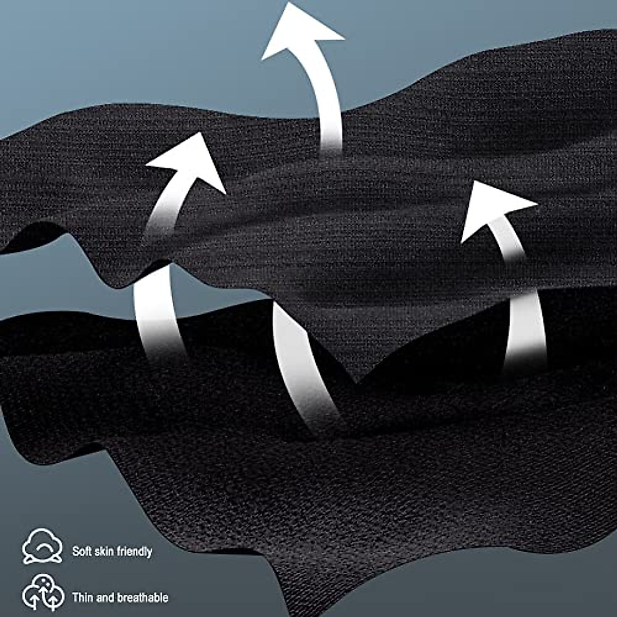 Face Mask Balaclava UV Protection Ski Black Mask for Men Women Sun Hood Cycling Climbing Running Hiking Outdoor Sport (Short)