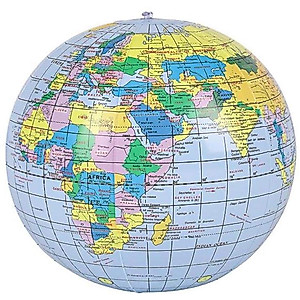 Rhode Island Novelty Inflatable Globe Replica 16-inch