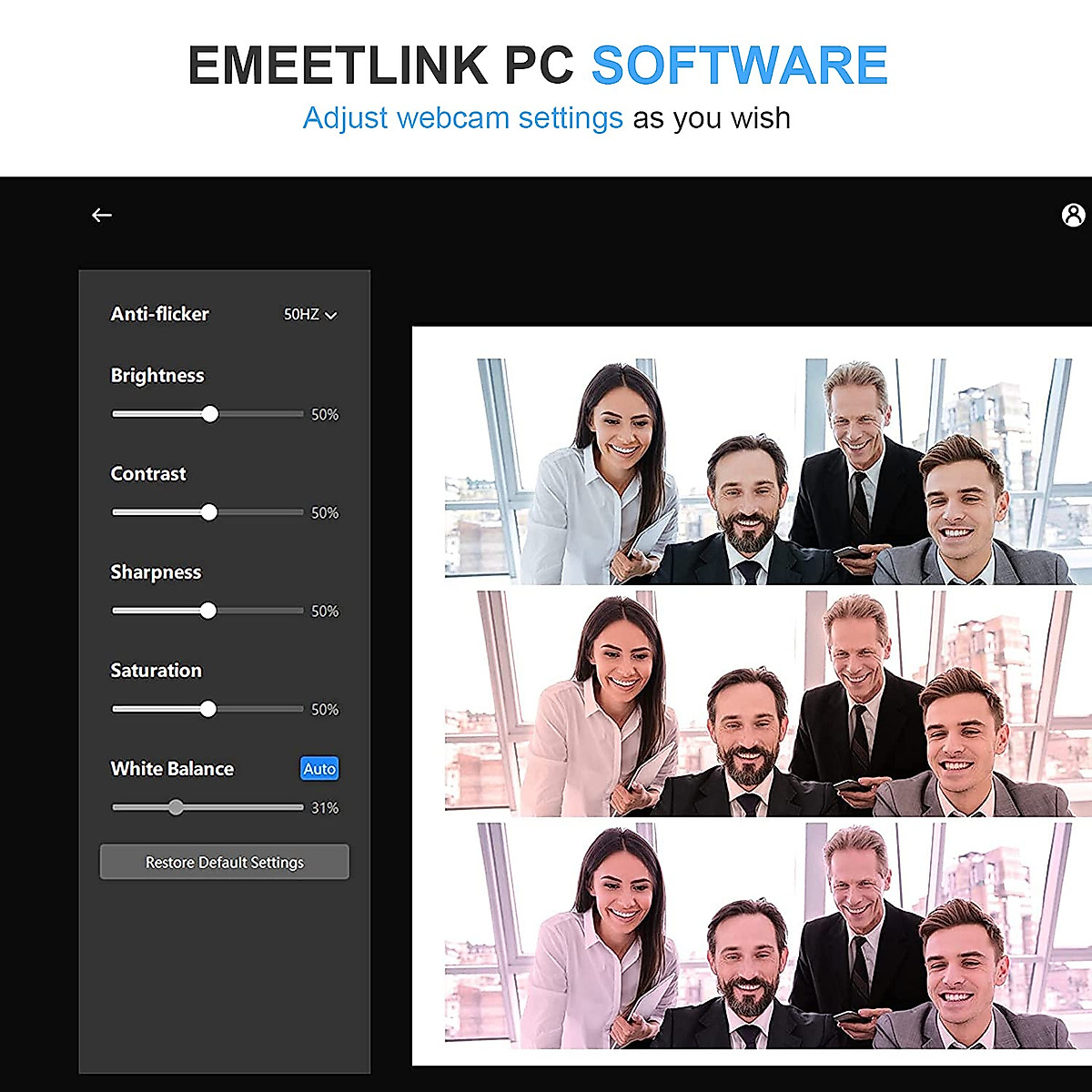 EMEET C960 Web Camera & C960Kit Webcam with Tripod