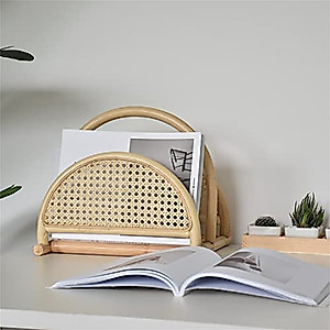 EYHLKM Nordic Magazine Rack Desktop Book Newspaper Storage Shelf Creative Display Racks Decoration