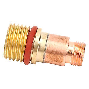 Gerioie TIG Torch Glass Cup, Welding Torch Accessories, TIG Gas Lens, Corrosion Resistance Strong Stability High Temperature Resistance for TIG-171826 Welding Torch(2.4MM)