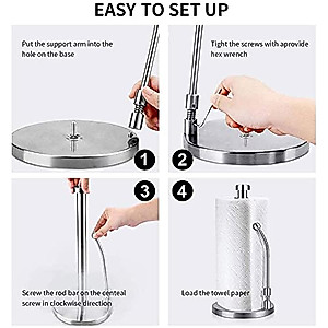 Kitchen Paper Roll Holder Paper Towel Rack Dining Table Kitchen Paper Roll Holder Vertical Paper Towel Storage Rack