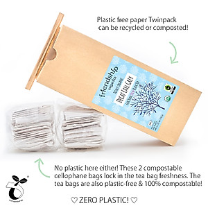 Friendship Organics Decaf Earl Grey Tea Bags, Organic and Fair Trade 36 Count