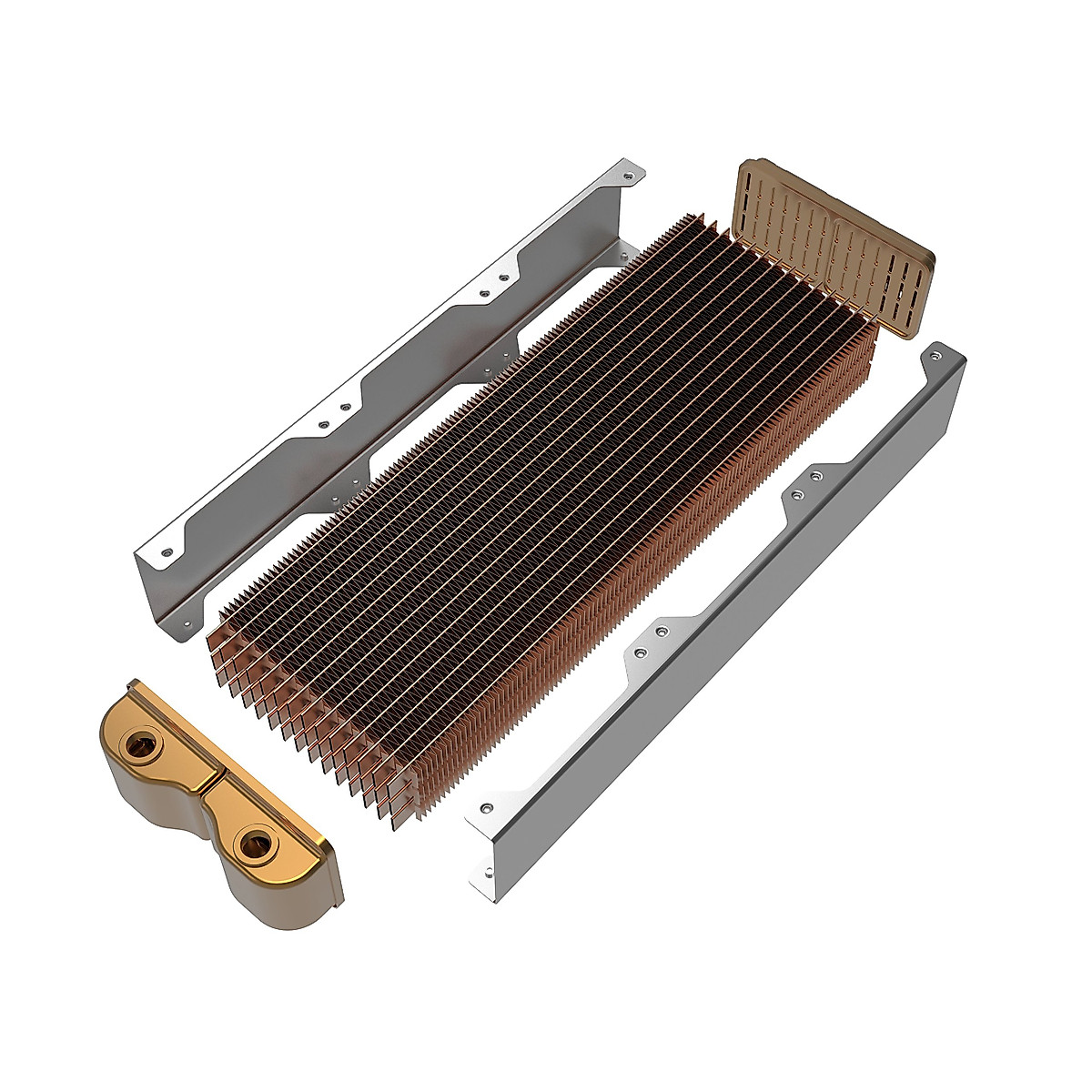 Thermaltake Pacific DIY Liquid Cooling System CL360 64mm Thick Copper Radiator CL-W191-CU00BL-A
