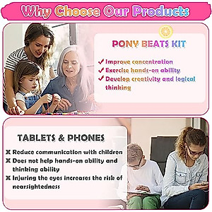 cridoz Bead Bracelet Making Kit, Bead Kits for Bracelets Making with Pony Beads, Polymer Fruit Clay Beads, Charm Beads, Letter Beads for Friendship Bracelets and Jewelry Making