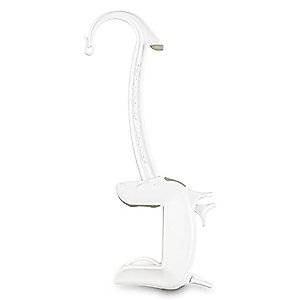 DOOR MONKEY Child Proof Door Lock & Pinch Guard - For Door Knobs & Lever Handles- Easy to Install-No Tools or Tape Required - Baby Safety Door Lock For Kids - Very Portable-Great for Dogs & Cats,White