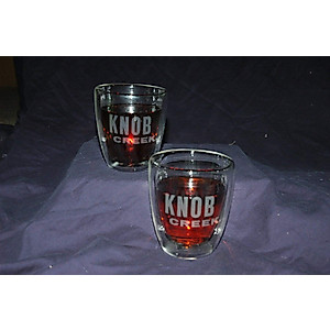 Knob Creek Silver Rimmed Rocks Glasses | Set of 2 Glasses