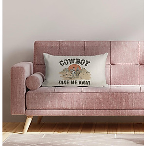 Western Throw Pillows,Cowboy Pillows,Western Pillow Covers,Western Pillow Covers,12 x 20 Inch Cowgirl Throw Pillows,Western Pillow,Western Throw Pillows for Bed (12x20)