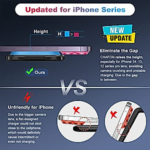 Travel 3 in 1 Magsafe Wireless Charger, Foldable Wireless Charging Station for Apple, Wireless Charging Pad Compatible with iPhone 14 13 12 11/Pro/XS/XR,AirPods 3/2/Pro, iWatch 7/6/5/4/3/2