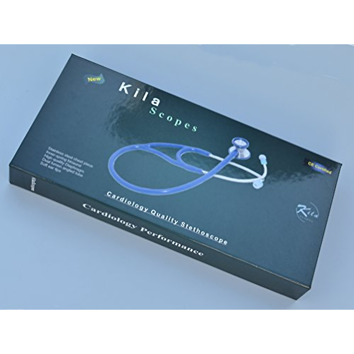 Kila Scopes Bell Stethoscope - Professional Dual Head Bell Cardiology & Diagnostic Stethoscope for Doctors and Nurses - with Accessories K771 Green