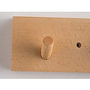 luckxuan Wall Hooks Coat Hooks Wall Mounted Coat Rack Wood European Style Hanger Heavy Duty Wall-Mounted Rack and Coat Hook Doorway Wall Coat Hook Heavy Duty Coat Hook (Size : A-7hooks)