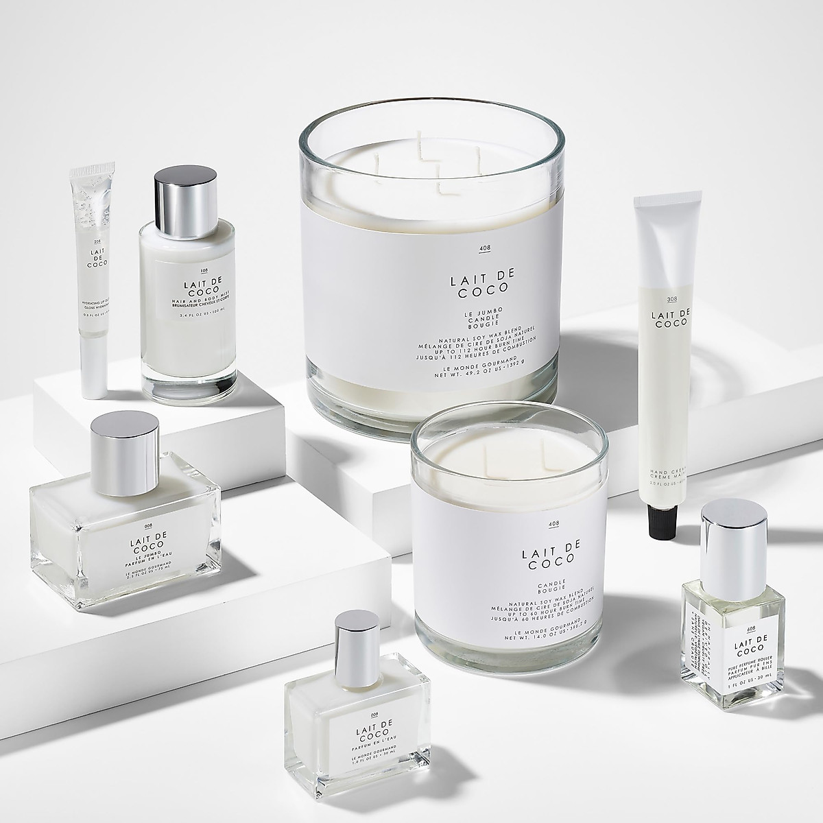 Le Monde Gourmand Lait de Coco Perfume Oil - 1 fl oz (30ml) - Fresh, Creamy, Clean with Vanilla and Coconut Fragrance Notes