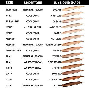 BaeBlu Organic Aloe-Based LUX Liquid Foundation, Natural Vegan Gluten-Free Made in USA, Latte