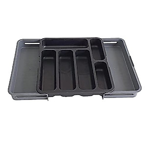 Silverware Drawer Organizer,Adjustable Flatware Holder