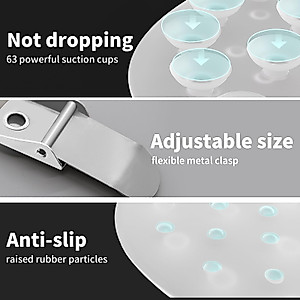 Shoe Rack for Dryer, Shoes Inside Dryer, Drying Sneaker Holder Organizer, 63 Powerful Suction Cups, Unmute, 2 Pack