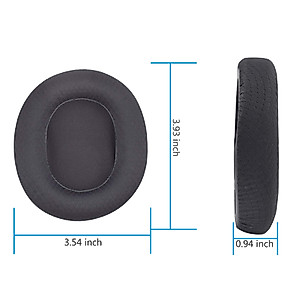 Replacement Earpads Cushion Earmuffs Compatible with SteelSeries Arctis 3, Arctis 5, Arctis 7, Arctis Pro Wireless Gaming Headphones (Black)