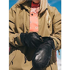 BURTON Womens Gondy Gore-Tex Mitten, True Black, X-Small