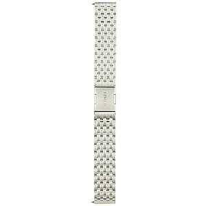 Timex 20mm Stainless Steel Quick-Release Bracelet with Silver-Tone Watch