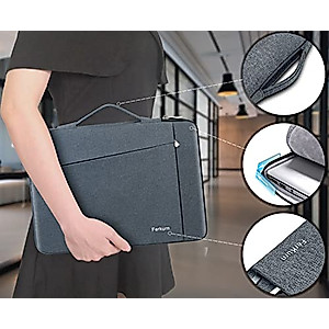 Ferkurn 14 inch Laptop Case Sleeve Compatible with 2021 MacBook Pro A2442 M1 /HP Chromebook x360 Pavilion Stream/Dell Inspiron 14/ Acer ASUS ThinkPad Chromebook 3 Ideapad Samsung Chromebook Go