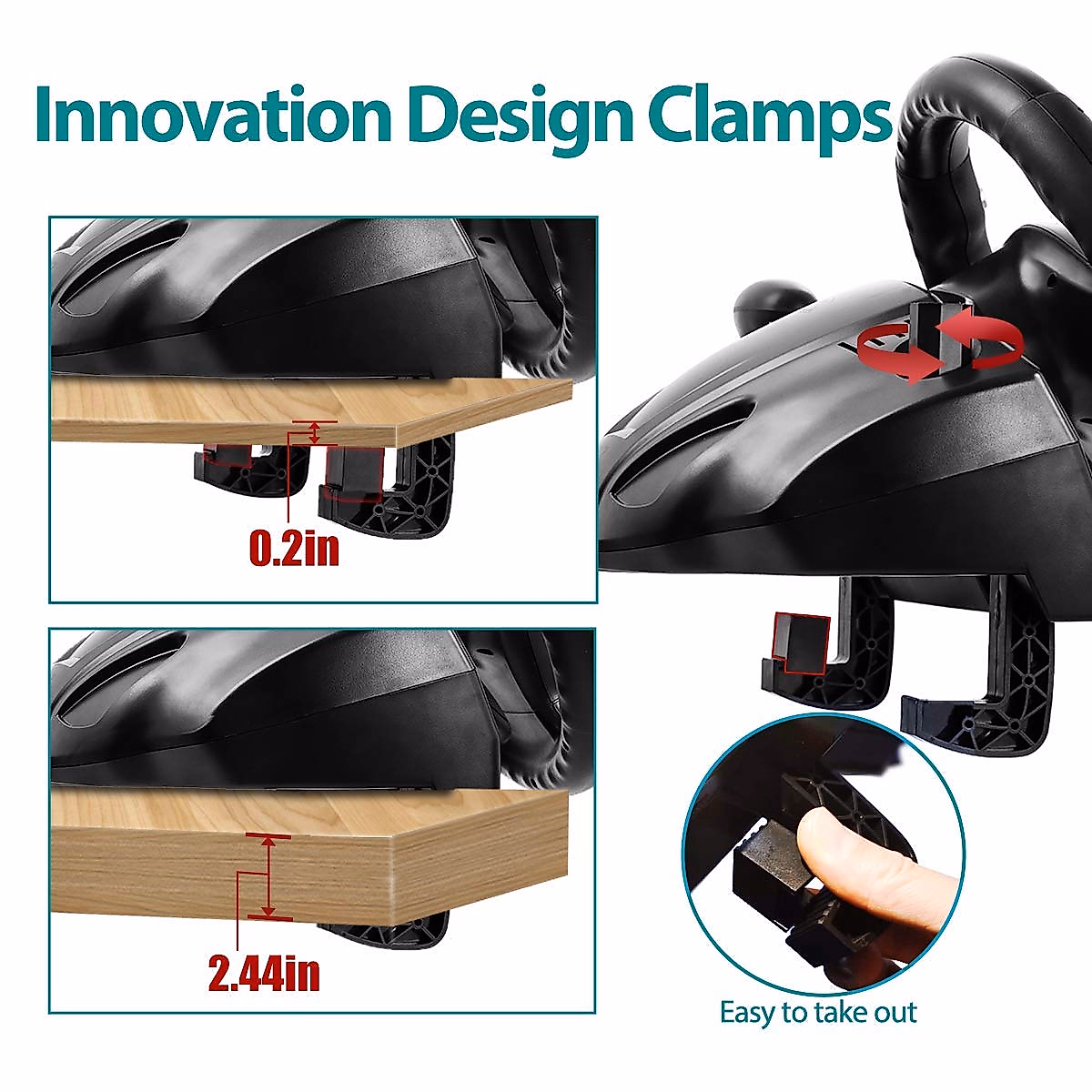 Dual-Motor Racing Wheel, 270 Degree Rotation Steering Wheel for PS3/PS4/XBOX ONE/Xbox 360/NS Switch/PC/Android, with Pedals, Gear Shifter