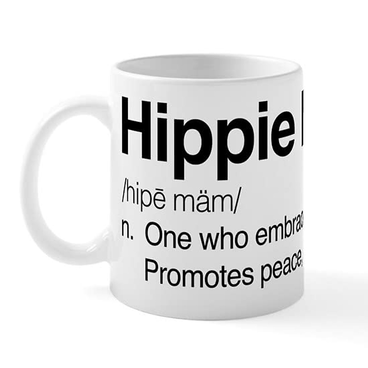 CafePress Hippie Mom Mug Ceramic Coffee Mug, Tea Cup 11 oz
