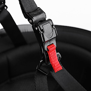 Yesmotor Helmet Half Shell German Motorcycle Helmet with Cycling Glasses - DOT Approved (Medium, Red & Black Goggles)