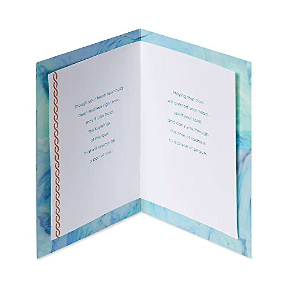 American Greetings Religious Sympathy Card (Faith, Hope, and Love)