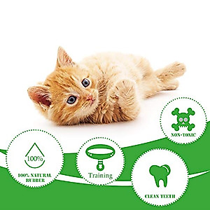 Cat Toothbrush Catnip Toy,Interactive Rubber Dental Care for Pet Kitten Kitty,Crayfish-Shaped Safe Chewing Toy Tooth Cleaning Durable Cat Toy(2 Pack)