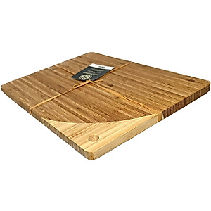 Simply Bamboo Maui Bamboo Cutting Board for Kitchen | Chopping Board | Carving/Slicing Vegetables, Meat, Fruits - 18'' x 12'' x 0.75"