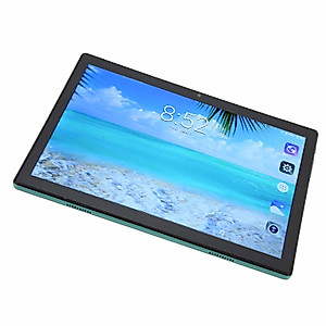 Airshi HD Tablet, 4G Network US Plug 100‑240V 10.1 Inch Portable Tablet Support Fast Charging Dual Speakers for Work (Green)