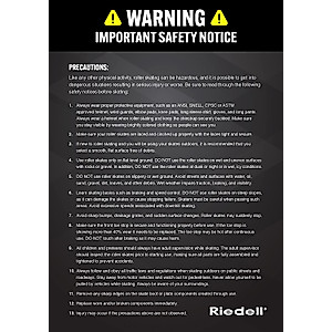 Riedell Crew Roller Skate - Outdoor Quad Roller Skate | Ocean | Size 8