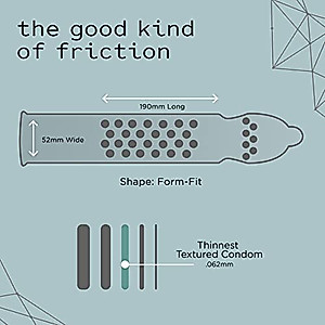 Kimono MicroThin Condoms Ribbed and Sensi Dots Studded for Enhanced Pleasure, Barely There Sensitivity for Natural Real Feel, Experience Everything, Thin Lubricated Condom, Natural Latex (Pack of 3)