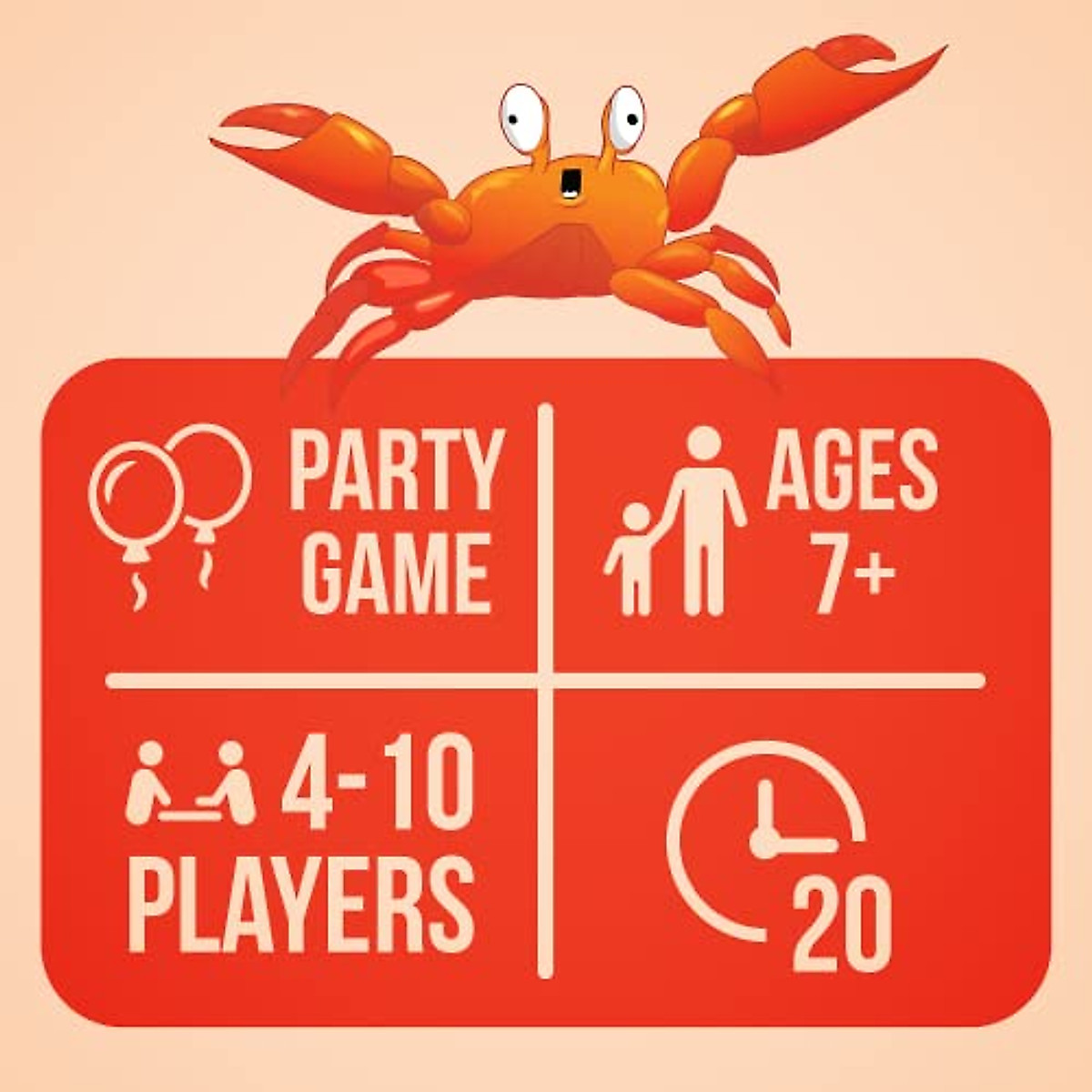 You've Got Crabs by Exploding Kittens - A Card Game Filled with Crustaceans and Secrets - Family-Friendly Party Games For Adults, Teens & Kids