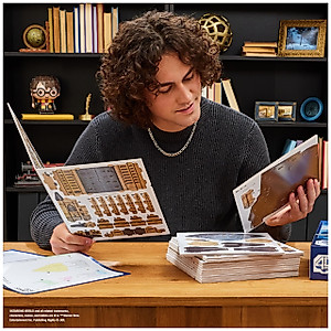 4D Build, Harry Potter Hogwarts Castle 3D Puzzle Model Kit 209 Pcs | Harry Potter Gifts Desk Decor | Building Toys | 3D Puzzles for Adults & Teens 12+