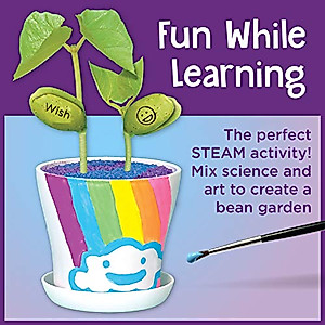 Creativity for Kids Magic Bean Garden, Reveal and Grow Magic Messages - Arts and Crafts for Girls and Boys, Kids Science Kit Ages 5-8+, Unique Gift for Kids