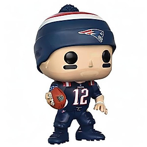POP Football: Patriots - Tom Brady (Color Rush) Funko Vinyl Figure (Bundled with Compatible Box Protector Case)