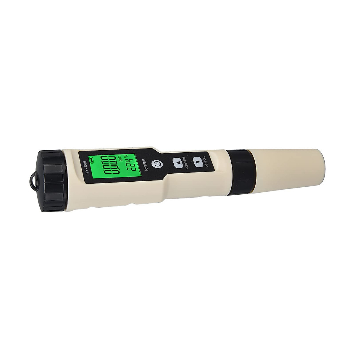 01 02 015 Hydrogen Meter, Wide Application Backlit LCD Design Hydrogen Test Pen Detachable Probe Design for Gardening for Laboratories
