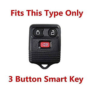 Rpkey Silicone Keyless Entry Remote Control Key Fob Cover Case protector Replacement Fit For Ford Lincoln Mercury Mazda CWTWB1U331 GQ43VT11T CWTWB1U345 8L3Z15K601B 8L-3Z-15K-601B(orange)