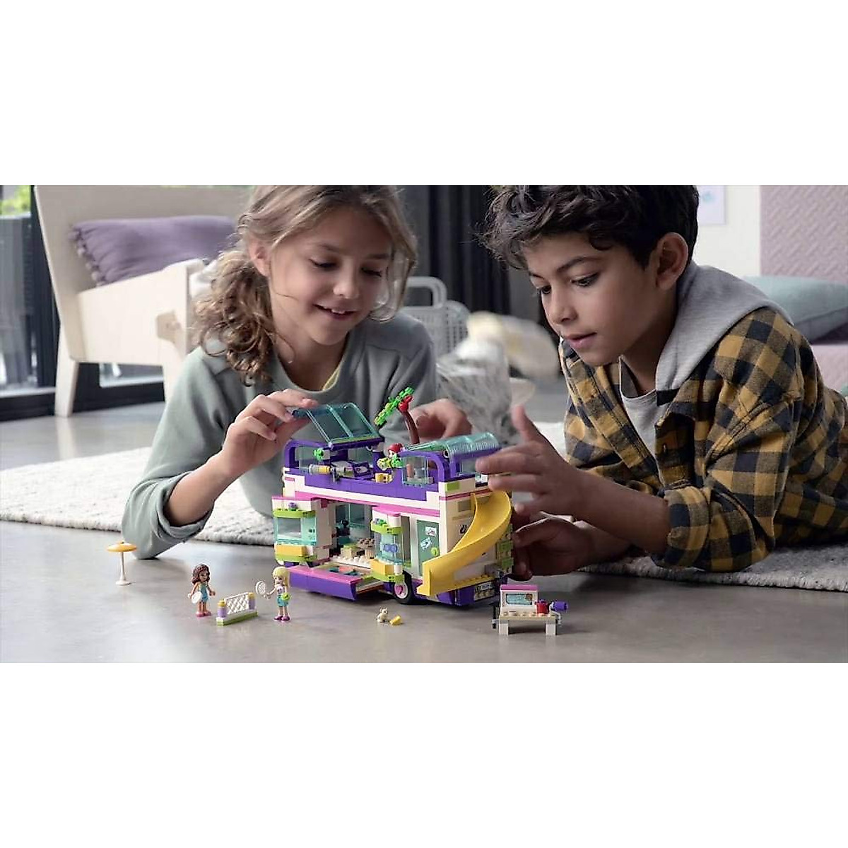 LEGO Friends Friendship Bus 41395 Heartlake City Toy Playset Building Kit Promotes Hours of Creative Play (778 Pieces)