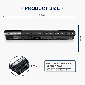 M5Y1K Laptop Battery Compatible with Dell Inspiron 40Wh 14.8V,14 15 17 3000 5000 Series,5558 5559 3551 453-BBBR 3452 3451 3458N 3567 5755 5758 5759,Vostro 3458 3558,6YFVW VN3N0 GXVJ3 W6D4J HD4J0 4WY7C