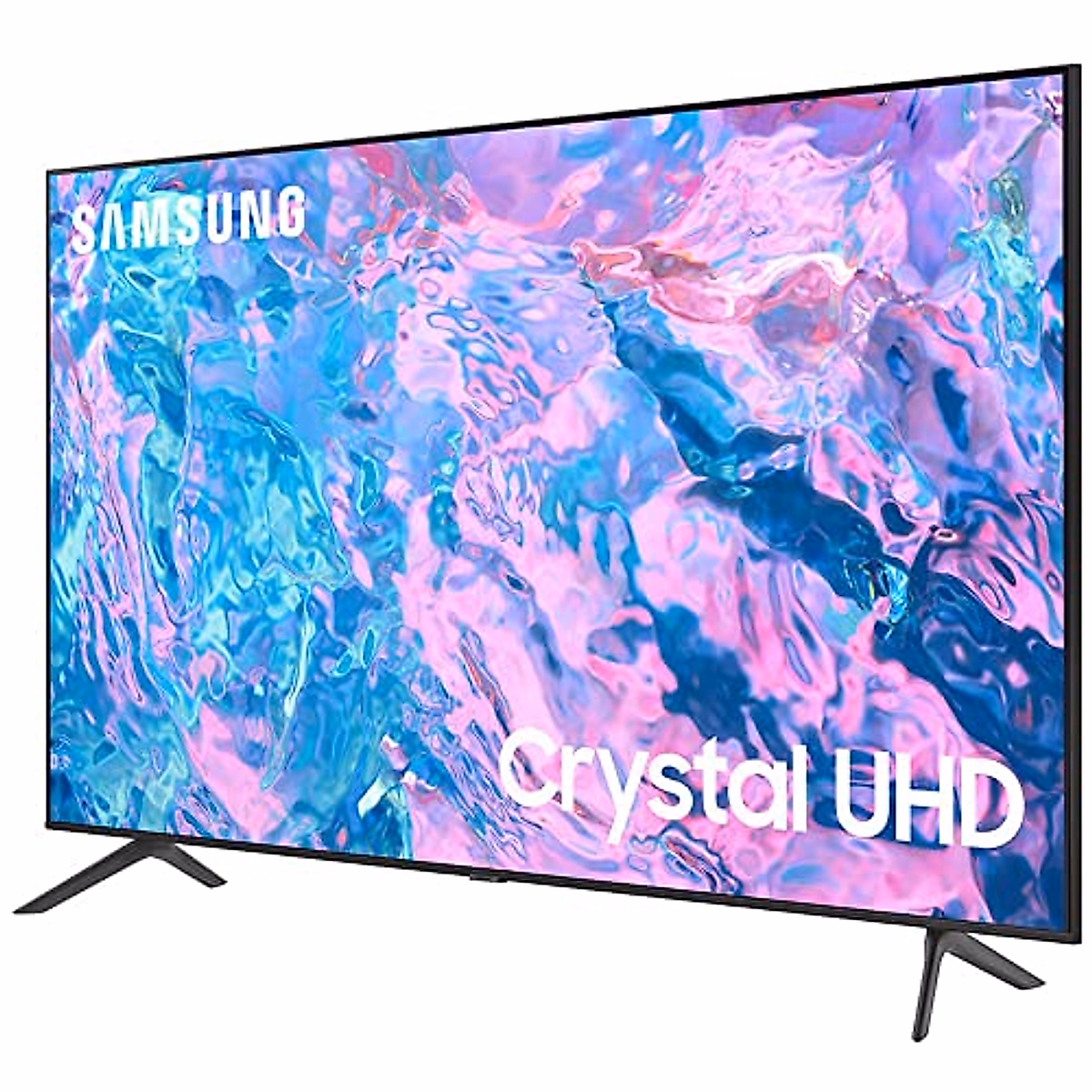 SAMSUNG UN50CU7000FXZA 50 inch Crystal UHD 4K Smart TV 2023 (Renewed) Bundle with 2 YR CPS Enhanced Protection Pack