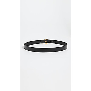 Madewell Women's The Essential Leather Belt, True Black, M