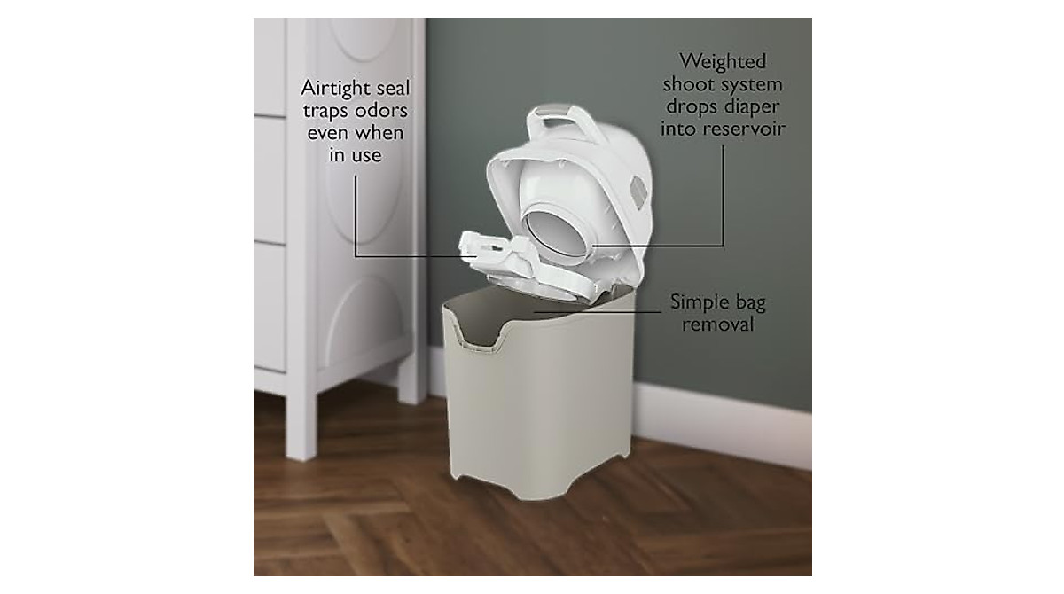 Foundations Diaper Pail - Odorless, Durable & Uses Any Bag