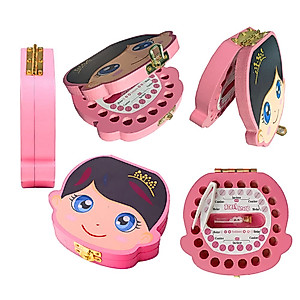 Baby Tooth Keepsake Box,Tooth Fairy Box,Wooden Tooth Box ,Baby Keepsake Storage Box,Tooth Saver,Tooth Holder for Kids Teeth,Tooth Boxes for Lost Teeth for Kids,Newborn Baby Birthday and Shower Gift