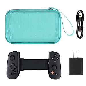 khanka Mobile Gaming Controller Carrying Case Compatible with Backbone One iOS Mobile Gaming Gamepad/Controller, Case only (Teal)